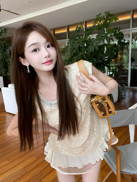 Zhang Linchao Lin Boutique Mermaid's Tears Organza Patchwork Socialite Daughter Dress for Women