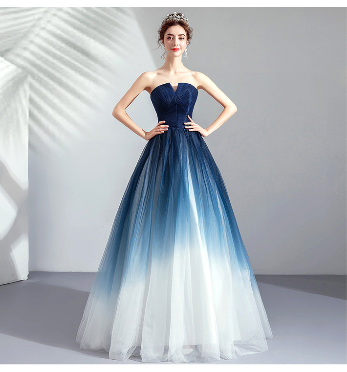 Fantasy Gradient Blue Vocal Red Song Solo Chorus Adult Dress ...