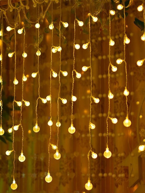 LED ice strip light curtain waterfall lights flashing lights string ...