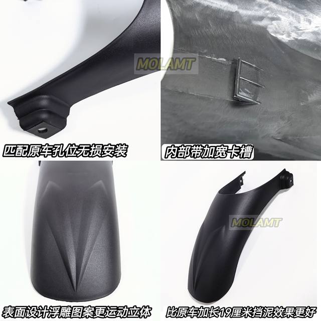 Applicable to Benda 25 Jinjila 350 front fender extended modification ...