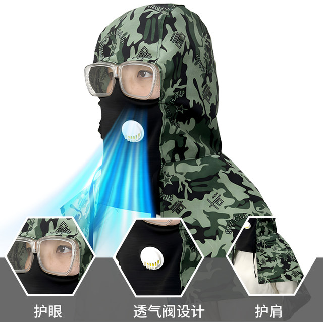 New style dust hat shawl with breathing valve, breathable, anti-fog ...