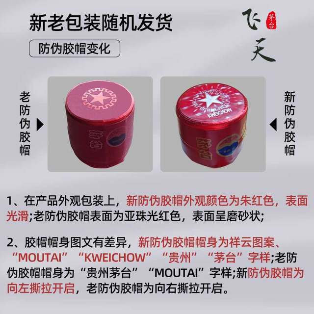 Kweichow Moutai Feitian 53% Maotai-flavor liquor 500mL collection ...