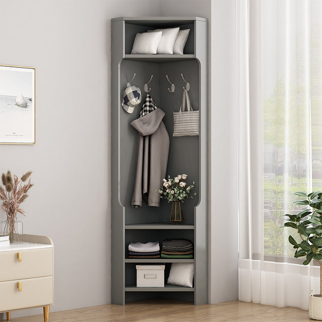 Corner cabinet clothes hanger corner wardrobe side cabinet side cabinet ...