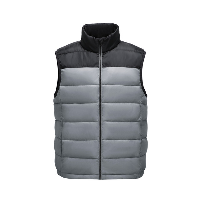 SA Zhenvis Men's Mooding Vest Jacket 2024 Winter New Men's Color ...
