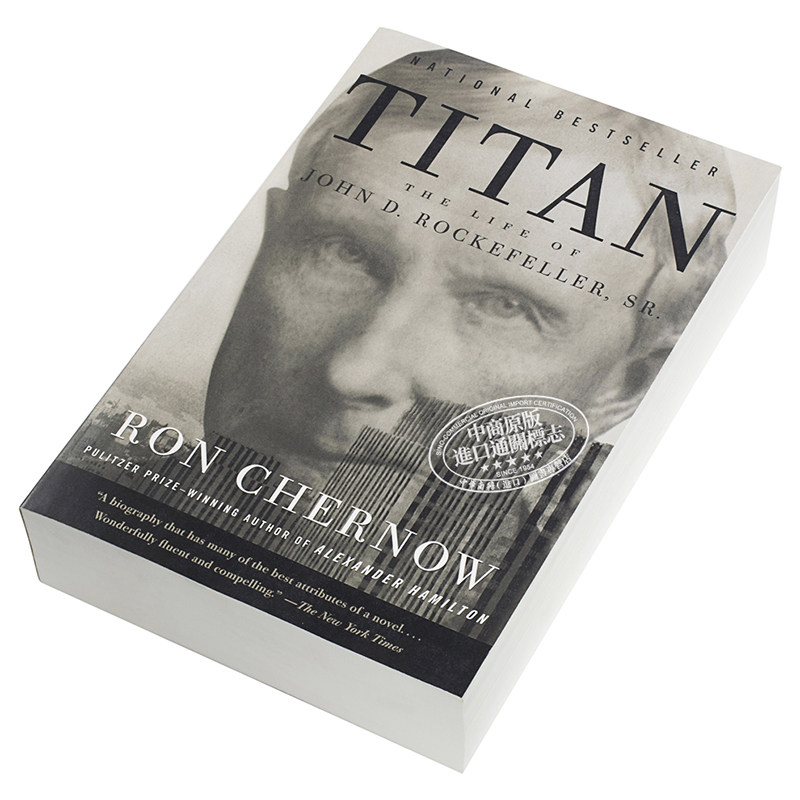 Spot Business Giant Rockefeller Biography English Original Titan: The ...