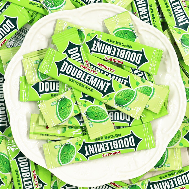 Green Arrow Mouth Chewing Gum 100 Pieces Bulk Wrigley Mint Flavor Cool ...