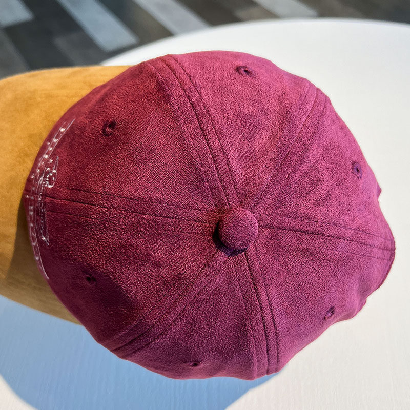 Korean style color-blocking baseball cap for men and women, American ...