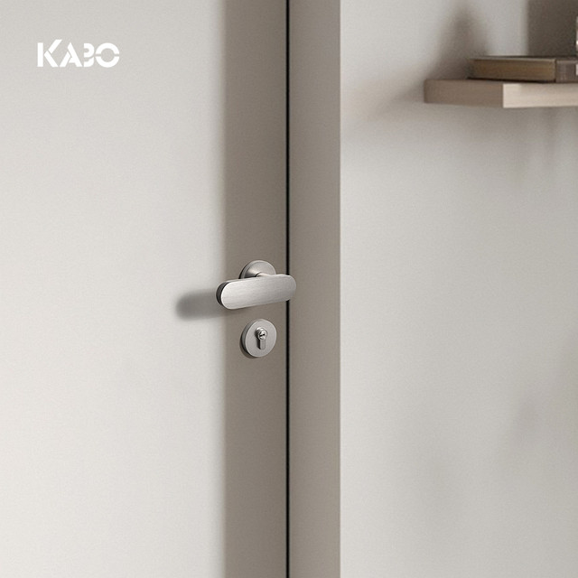 German KABO Italian minimalist magnetic door lock indoor bedroom door ...