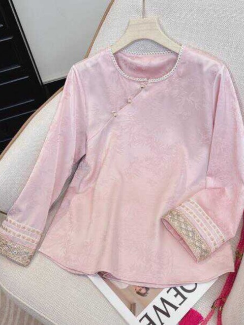 2025 autumn new Chinese style retro slanted Chinese style embroidered ...