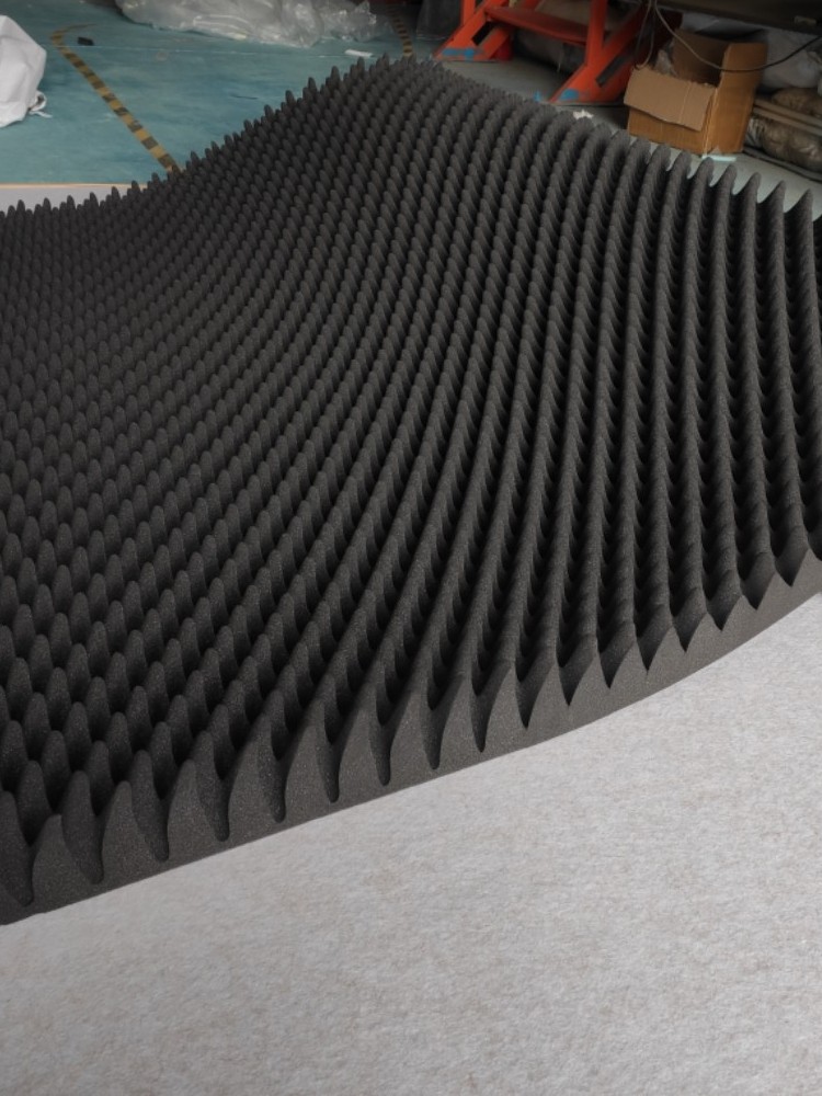 Sound Absorbing Cotton Panels - Egg Crate Acoustic Foam for Studios & Rooms