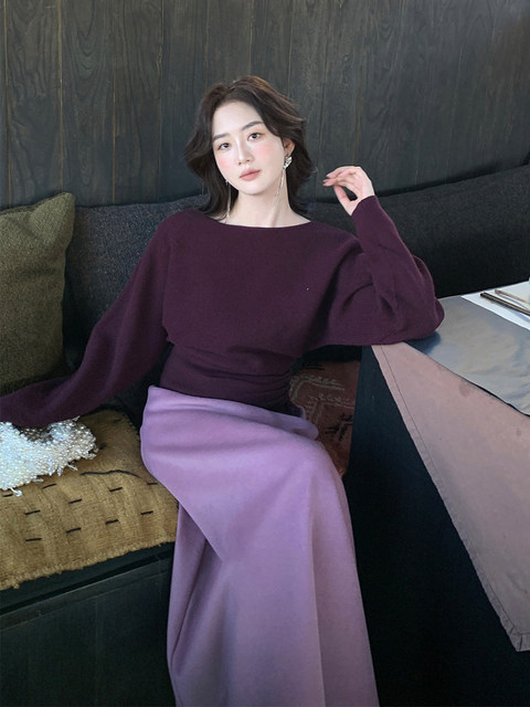 SYT self -made waist thin thin shirt woven sweater women's daily ...