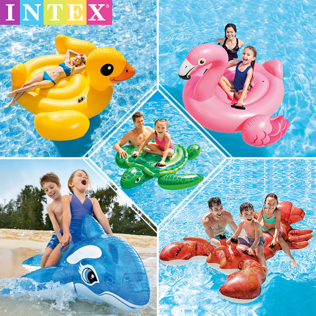 INTEX floating drainage inflatable mount children and adults swimming ...