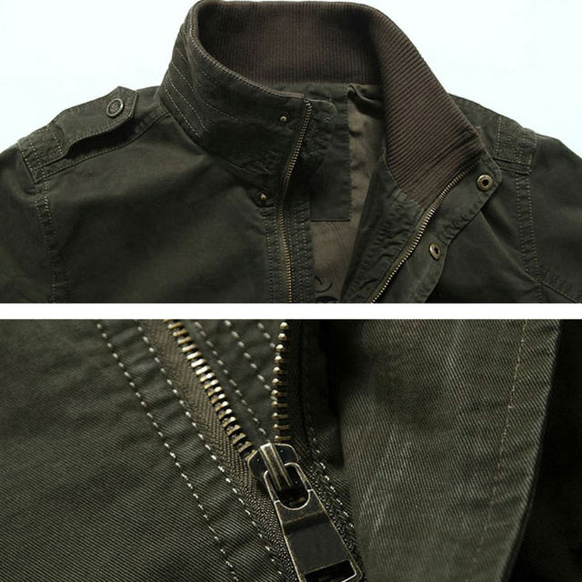 New Style Jacket Workwear Multi-Pocket Men's Clothing Middle-Aged All ...