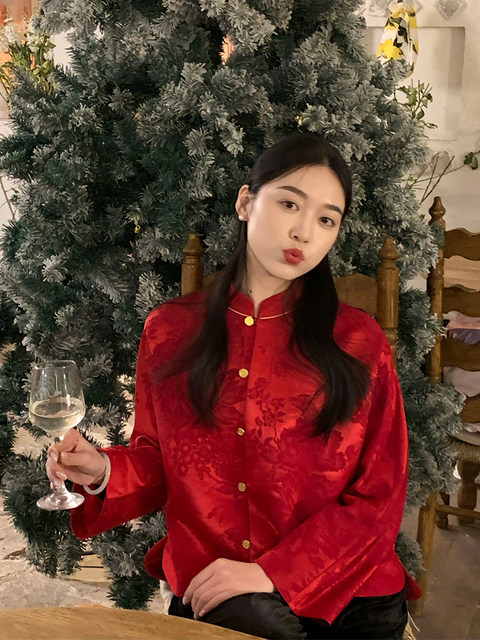 Liangchen Youjin【Fumian】High-End New Chinese Style Red Top Autumn ...
