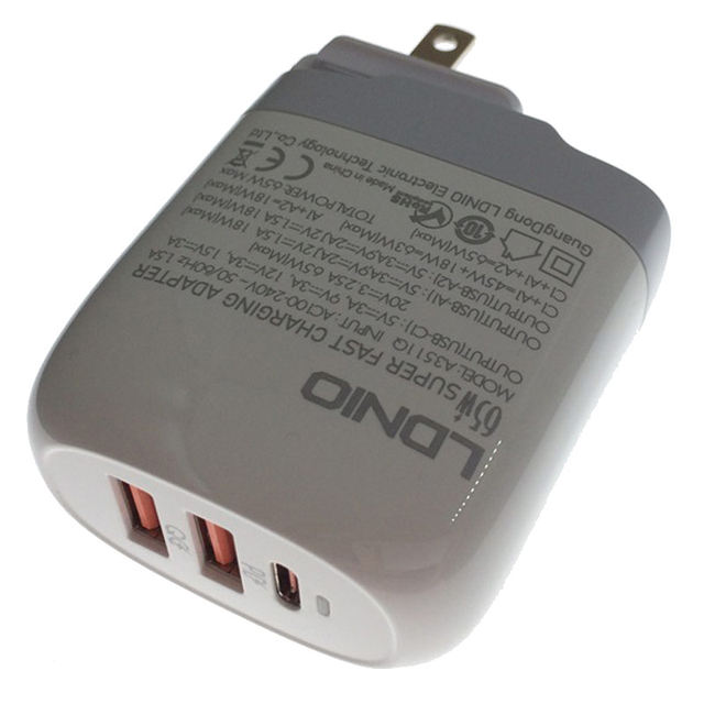 LDNIO mobile phone tablet USB charger QC3.0 fast charging head 2a3a1a ...