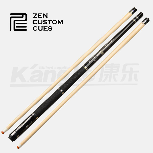 ZEN tripod-pattern billiard cue ebony solid wood billiards Chinese ...