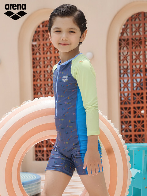 arena Arena Flower World Series Cute long-sleeved one-piece swimsuits ...