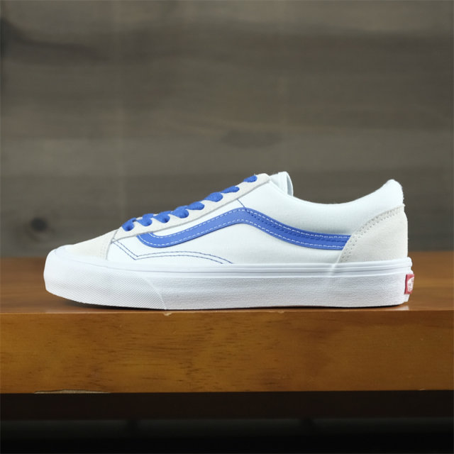 Old Wan Vans Van STYLE 36 VR3 Blue and White Men and Women's Low Sports ...