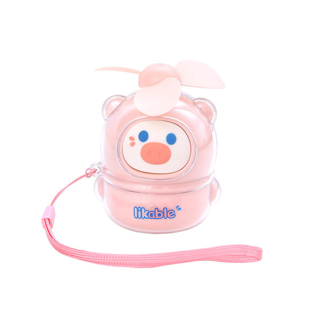 Super cute cute animal mini fan student hand-held portable USB ...