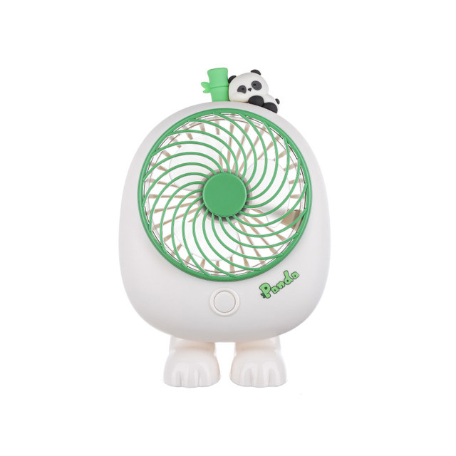 Panda Desktop Small Fan Cute Female Student Dormitory Silent Portable ...
