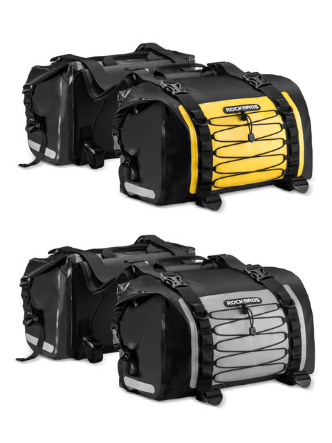 Rock Brothers motorcycle waterproof rear seat bag luggage bag young ...