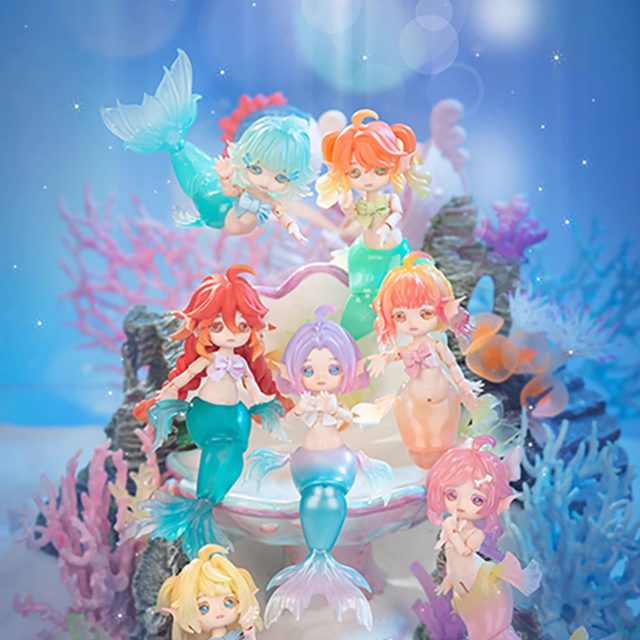 Genuine Nebula Mermaid Chuchu bjd 12 points joint movable doll mermaid ...