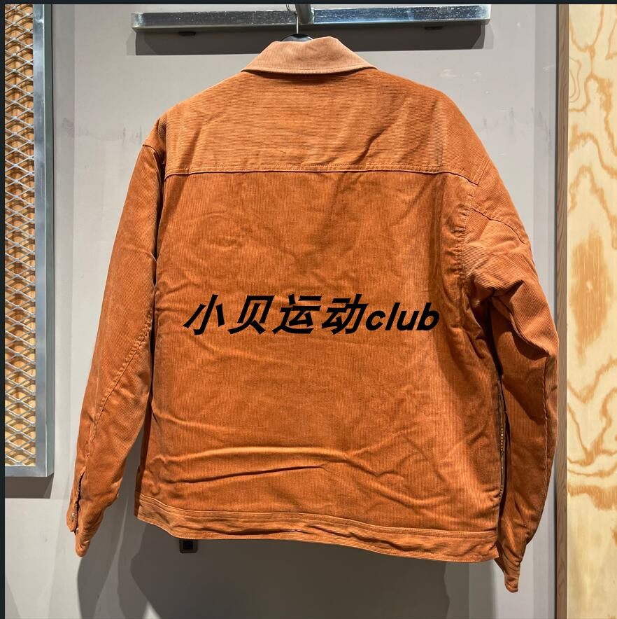 CONVERSE CONVERSE Autumn Men's Quilted jacket Lapel Retro Corduroy ...