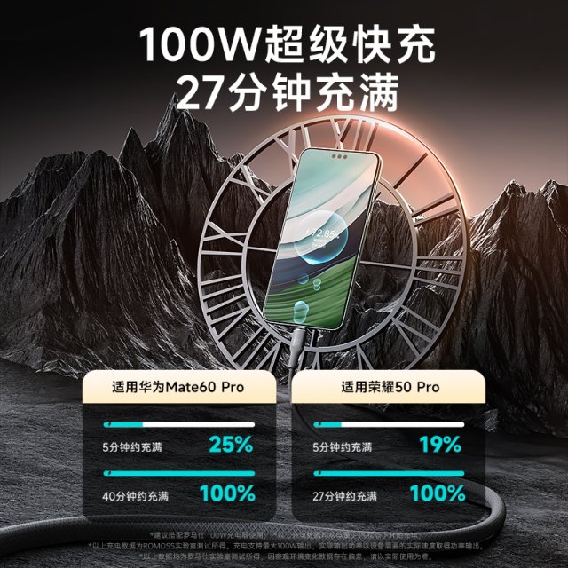 Romans type-c data cable 6a5a charger cable suitable for Huawei mate60 glory Xiaomi Android ...