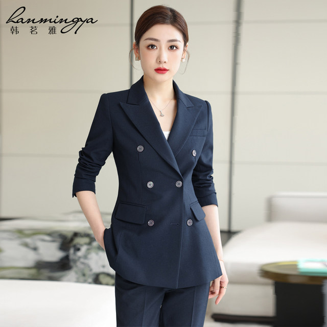 Suit suit for women, high-end women's suit, college student teaching ...