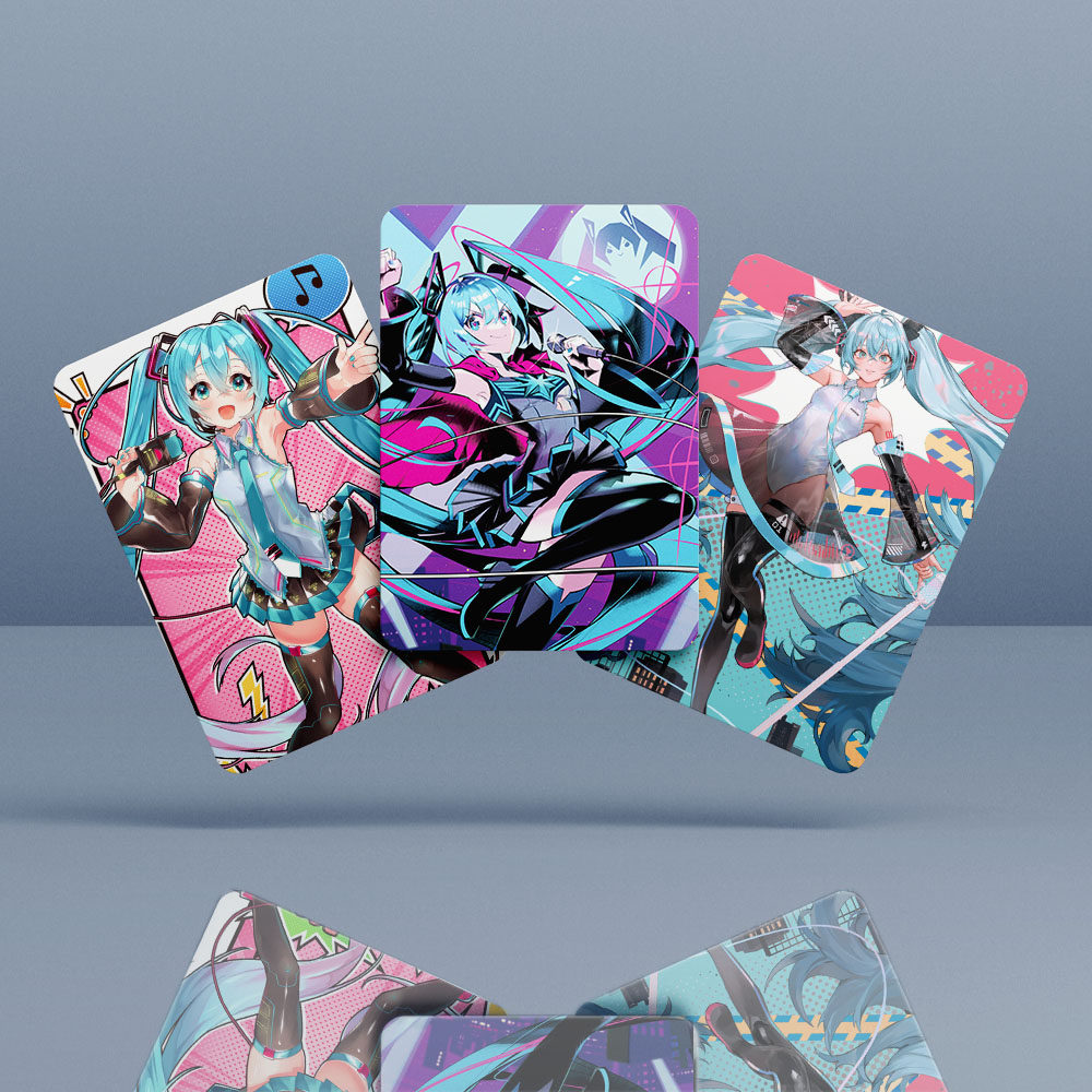 Hatsune Miku Laser Cards - 100pc Anime Lomo Card Set
