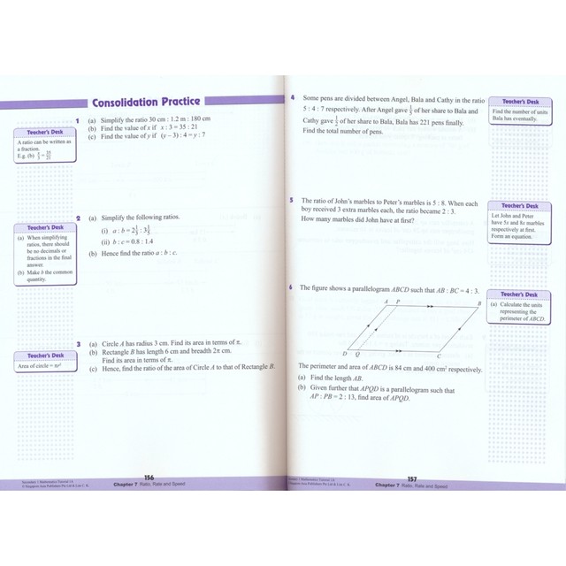 Singapore junior high school mathematics ...