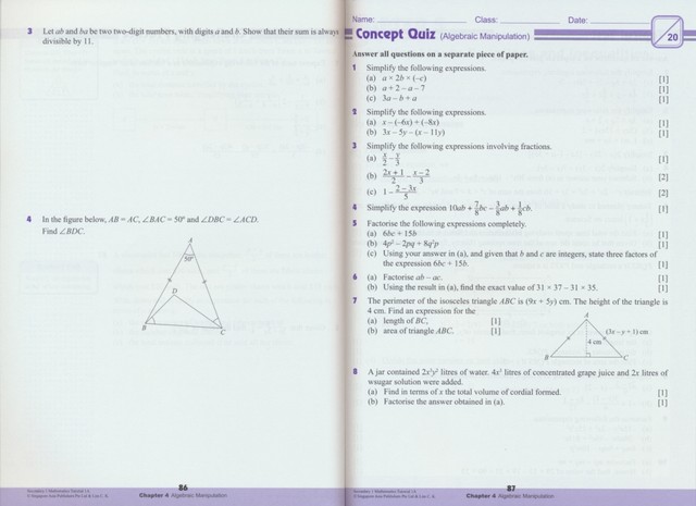 Singapore Mathematics Grade 1 to Grade 3 ...