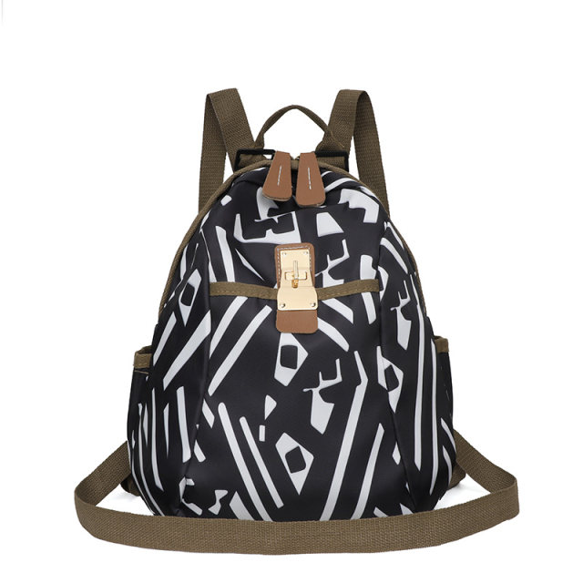 Fashion printed women's bag new Oxford cloth backpack ethnic style ...