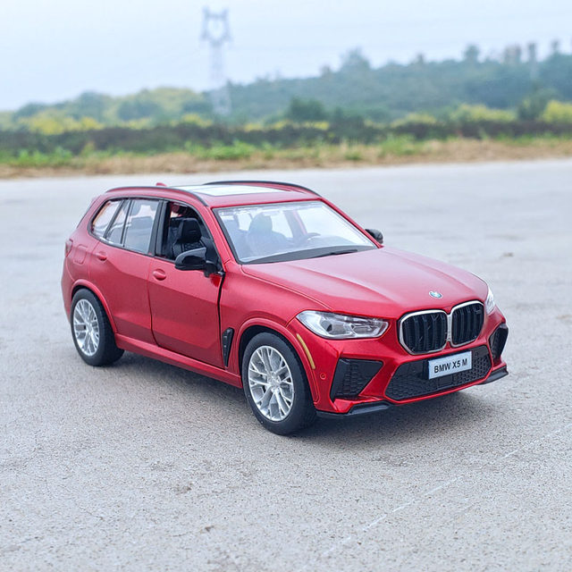 Cai Po Chengzhen 1:32 BMW X5 m alloy SUV car model opening door back force toy car simulation ...
