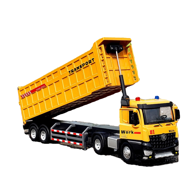 Large alloy rollover vehicle extended dump truck model inertia taxi ...