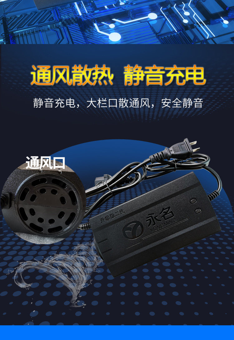 Yongming electric car 48v60v72v20a yadea charger | Eternal name