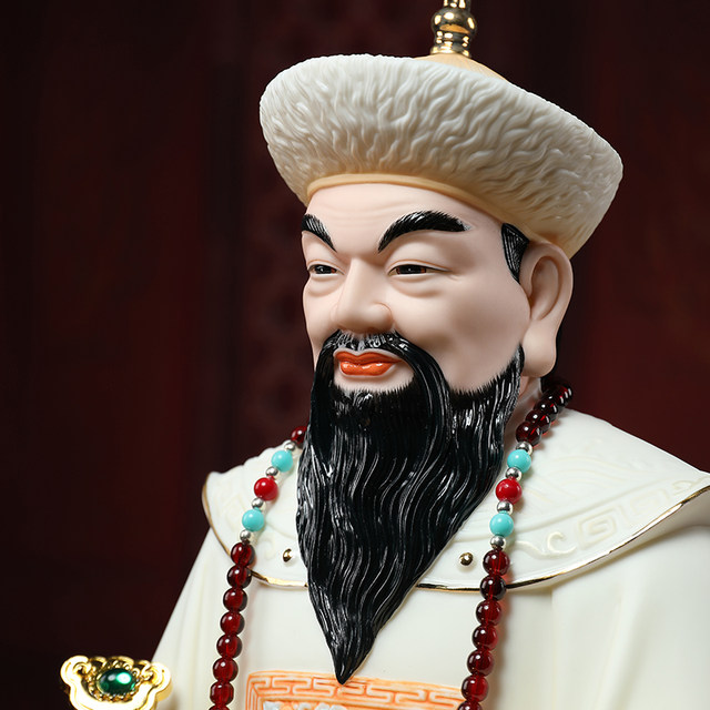 The four major family statues include ceramics of Mr. Hu San, Chang ...