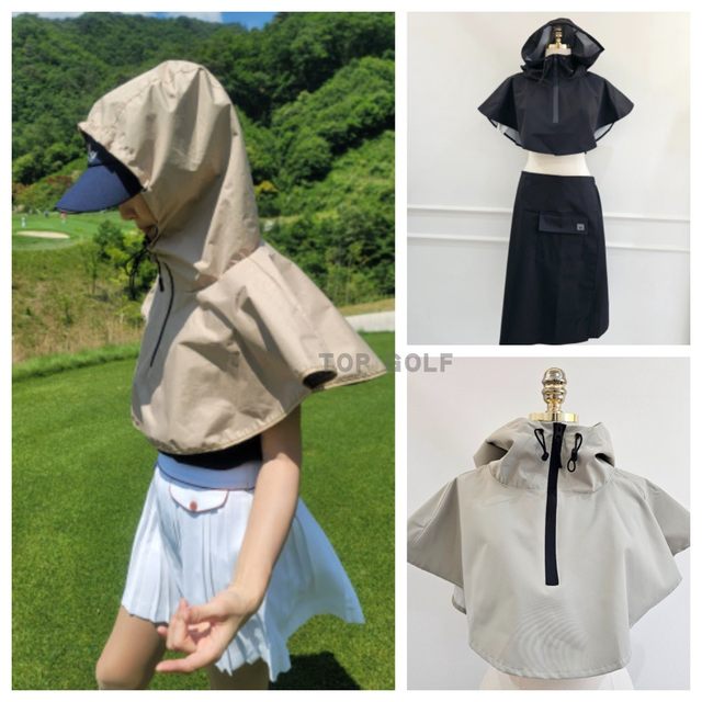 Korean purchasing agent Pink GOLF poncho ins men's and women's ...