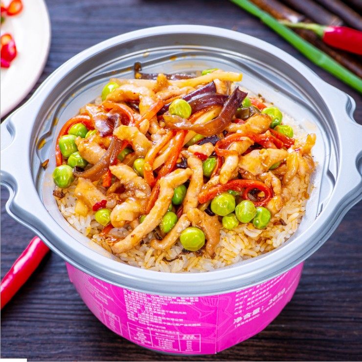 6 boxes of self-heating rice, convenient instant food, 1 box of self ...