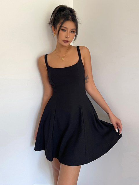 Sexy chic high-end simple backless beauty suspender dress for women in ...