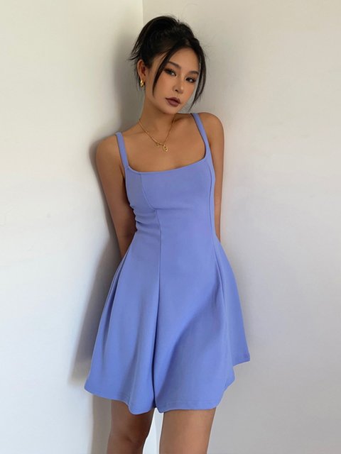 Sexy chic high-end simple backless beauty suspender dress for women in ...