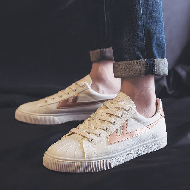 Back force canvas shoes autumn new men and women spring and summer ...