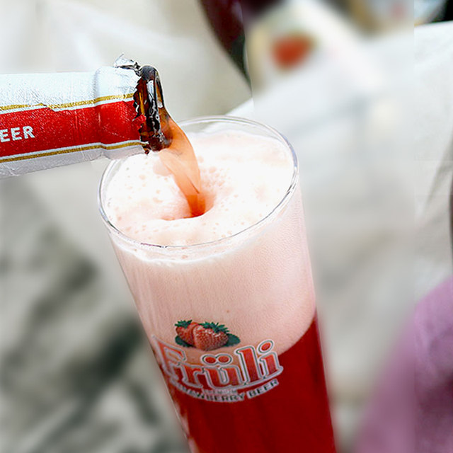 Belgium imports Fruli Fuli strawberry Fuli lychee fruity craft beer ...