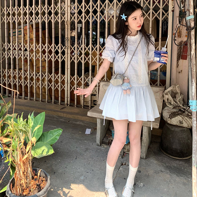 Yu Xiaoping Endless Summer Embroidered loose slim dress is super beautiful and unique and ...