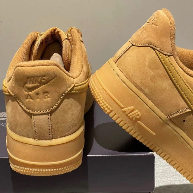 Nike Nike Air Force 1 wheat color men's and women's shoes AF1 Air Force ...