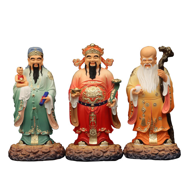 Fu Lu Shou Samsung Buddha Statue Fu Xing Lu Xing Shou Xing Antarctica ...