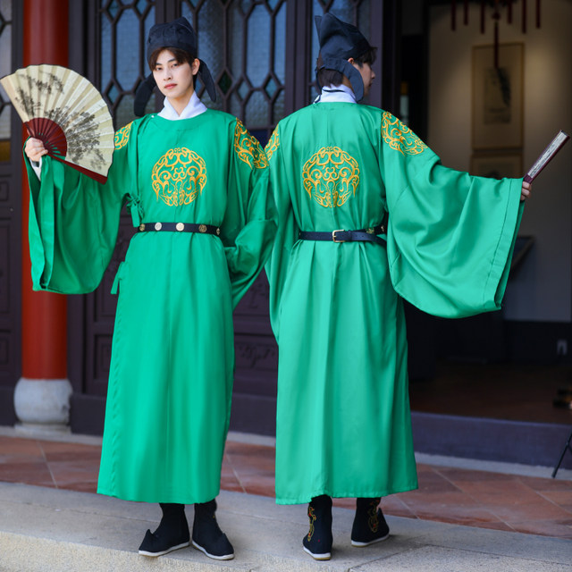 Hanfu Men's Purple Circle Pokémon restore the Tang Dynasty official ...