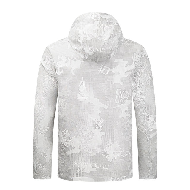 Septwolves Men's Reversible Jacket 2024 Casual Water Repellent Hooded ...