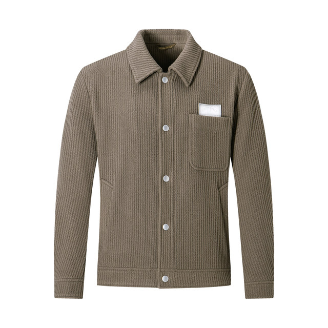 Septwolves lapel sheep wool tweed jacket men's autumn and winter ...