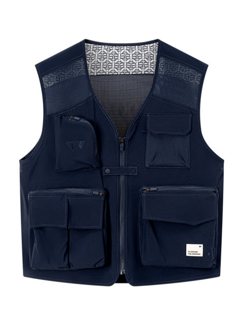Septwolves Work Vest Men's Jacket Summer New Japanese Style Outdoor ...